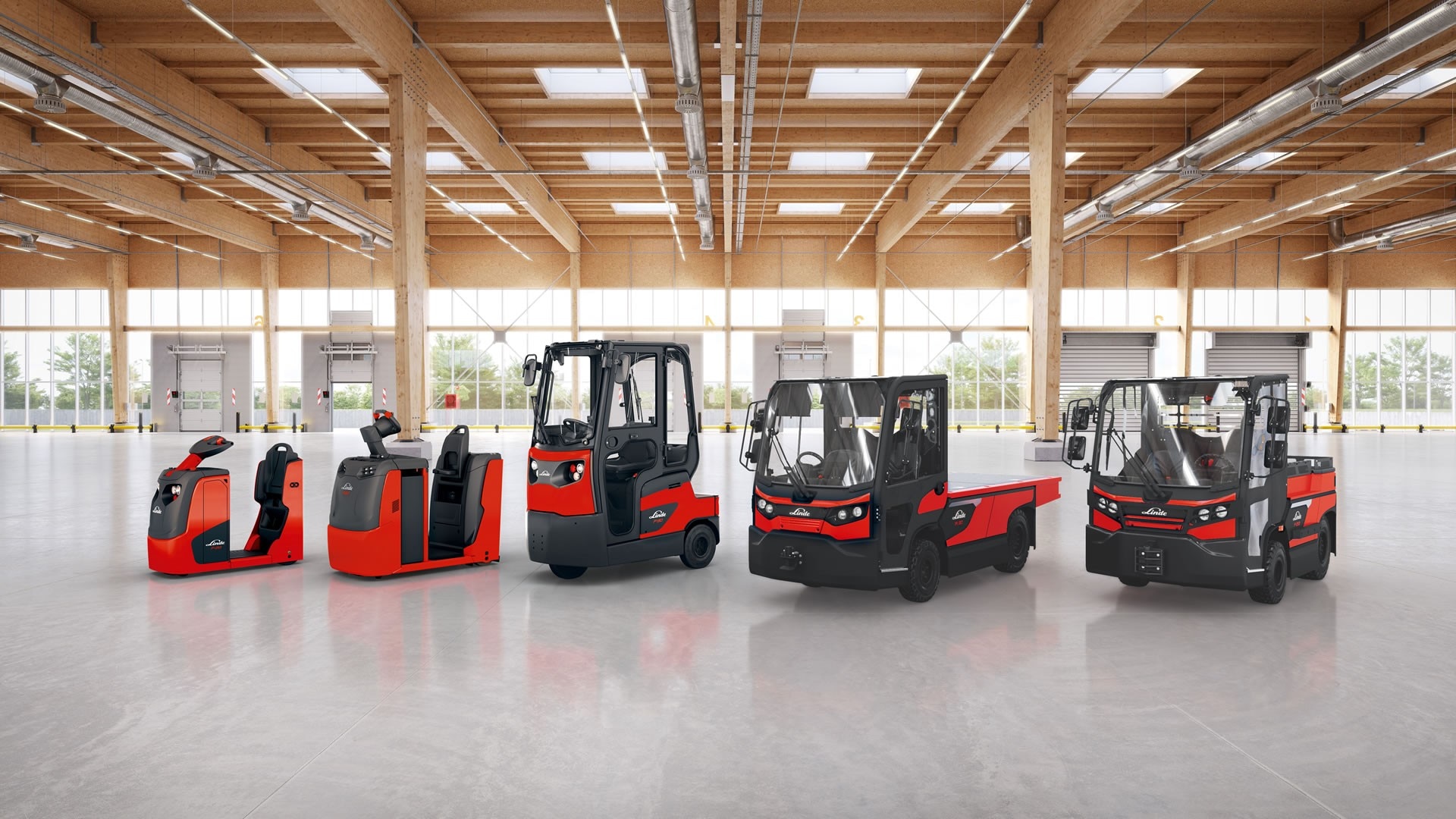 Tractores de arrastre y tractores con plataforma | Linde Material Handling